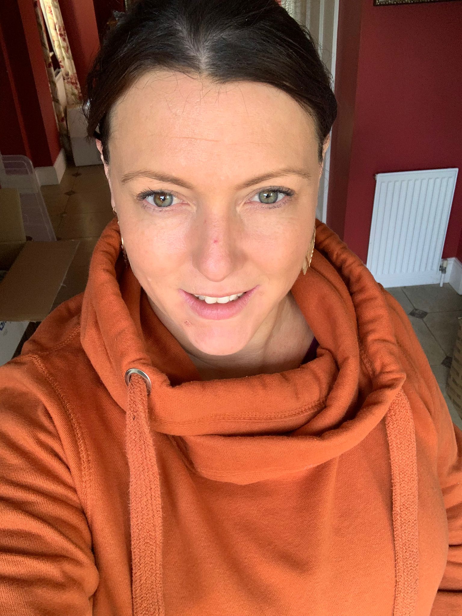 Ginger Biscuit Cross Neck Hoodie – Designed By Sports